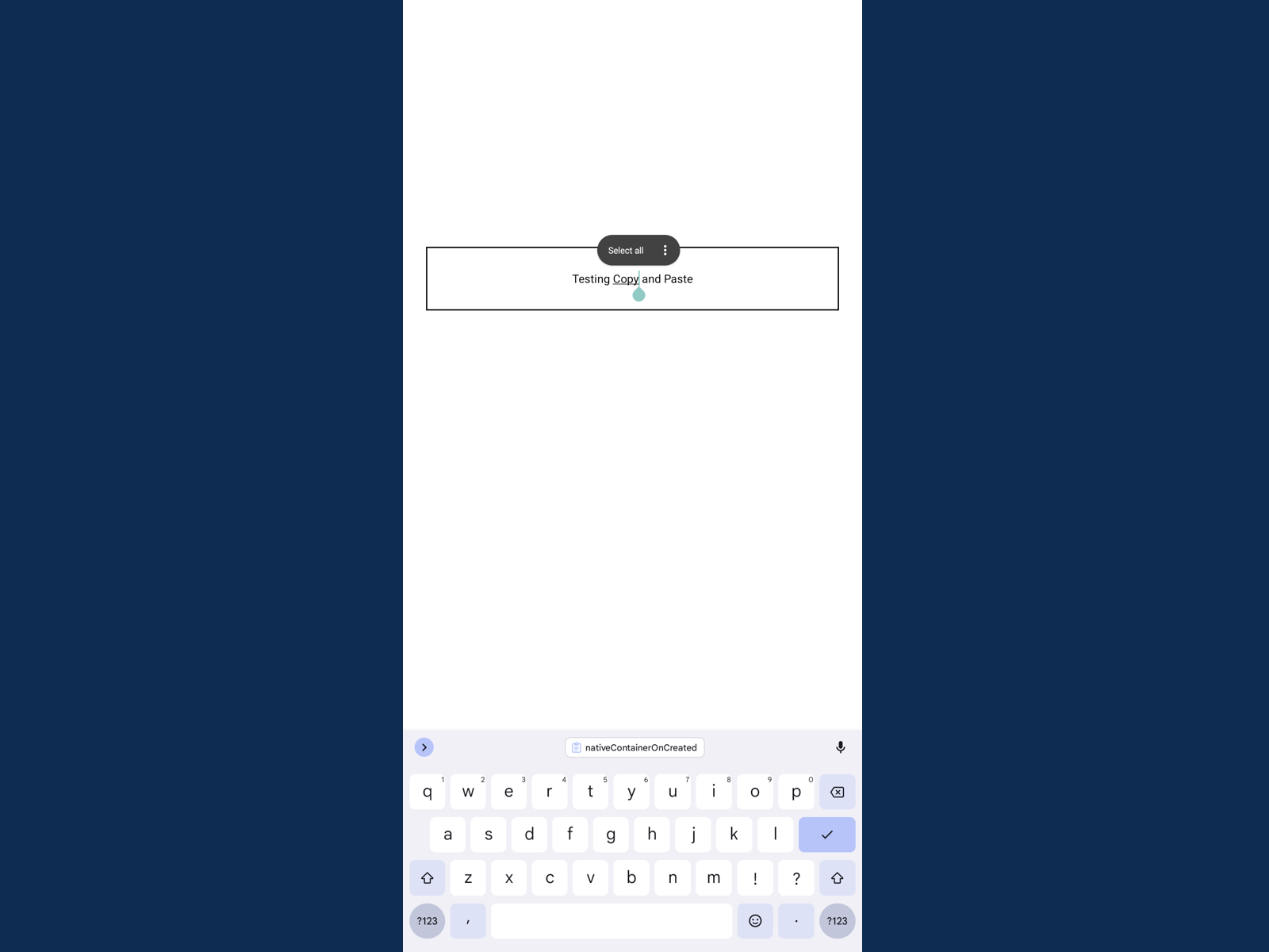 Android Textbox Component | HCL Marketplace